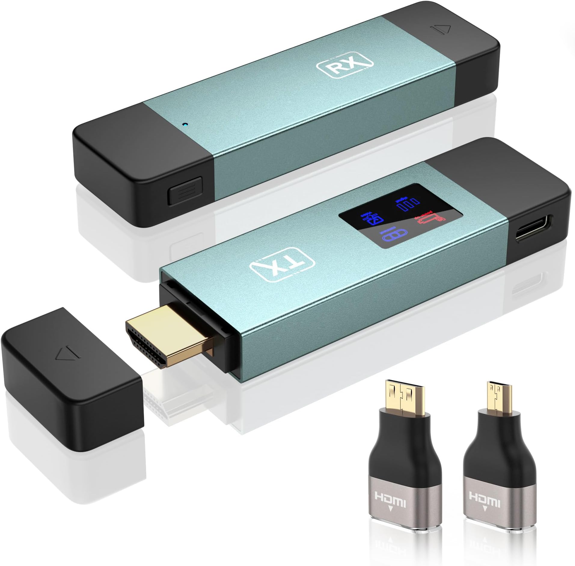 Amazon.com: Transmisor y receptor HDMI inalámbrico, extensor ...