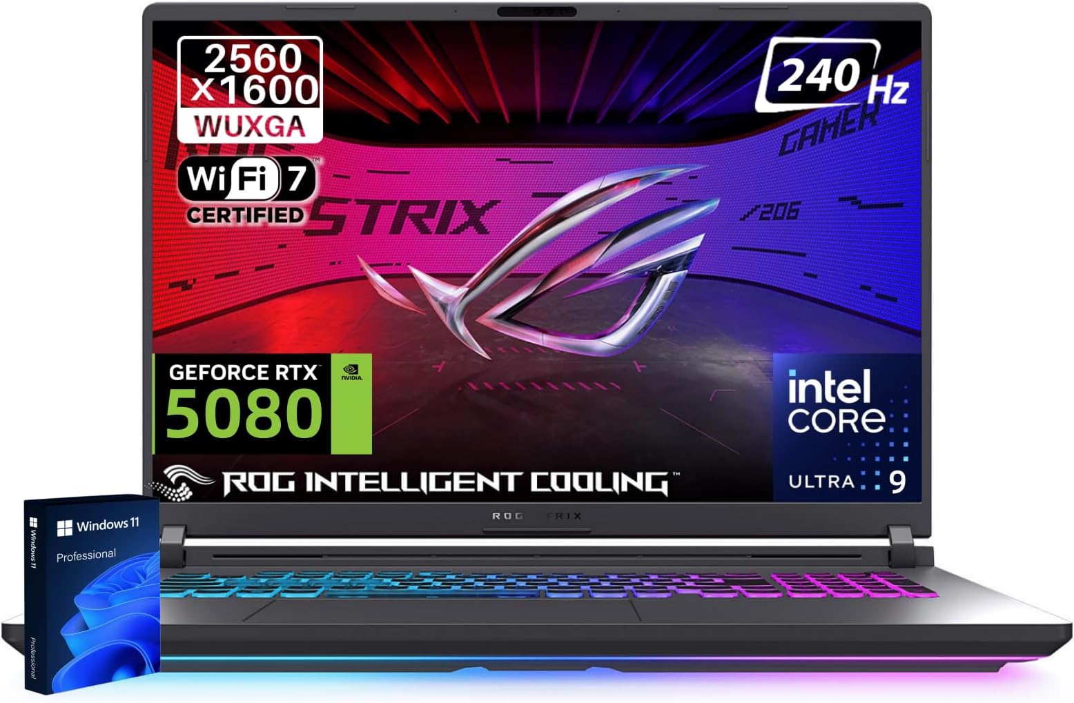 Amazon.com: ASUS ROG Strix G18 (2025) Gaming Laptop, NVIDIA RTX 5080 ...