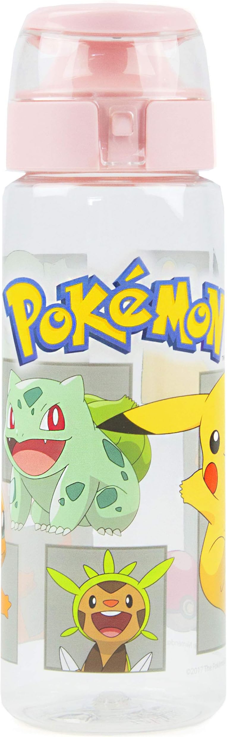 Amazon.com: Pokemon Water Bottle for Kids with 3D Pikachu Lid, 18.9oz ...