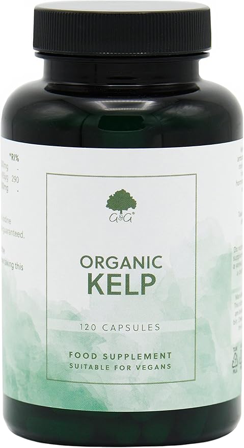 Organic Kelp Supplement 500mg - Natural Source of Iodine - 120 Vegan ...