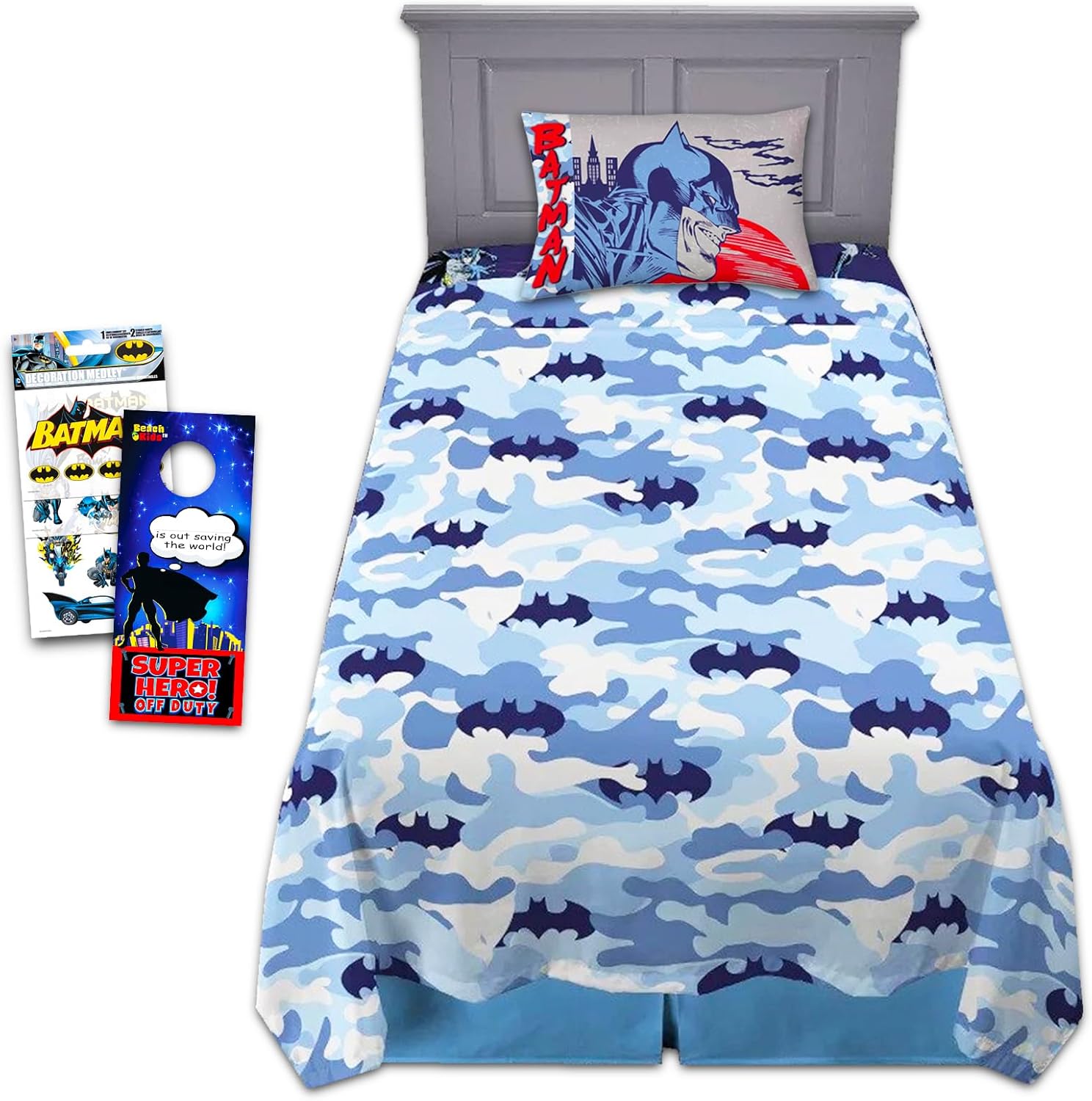 Brandclub - Batman Bedding Set Toddler Bed - Bundle with Batman Bed ...