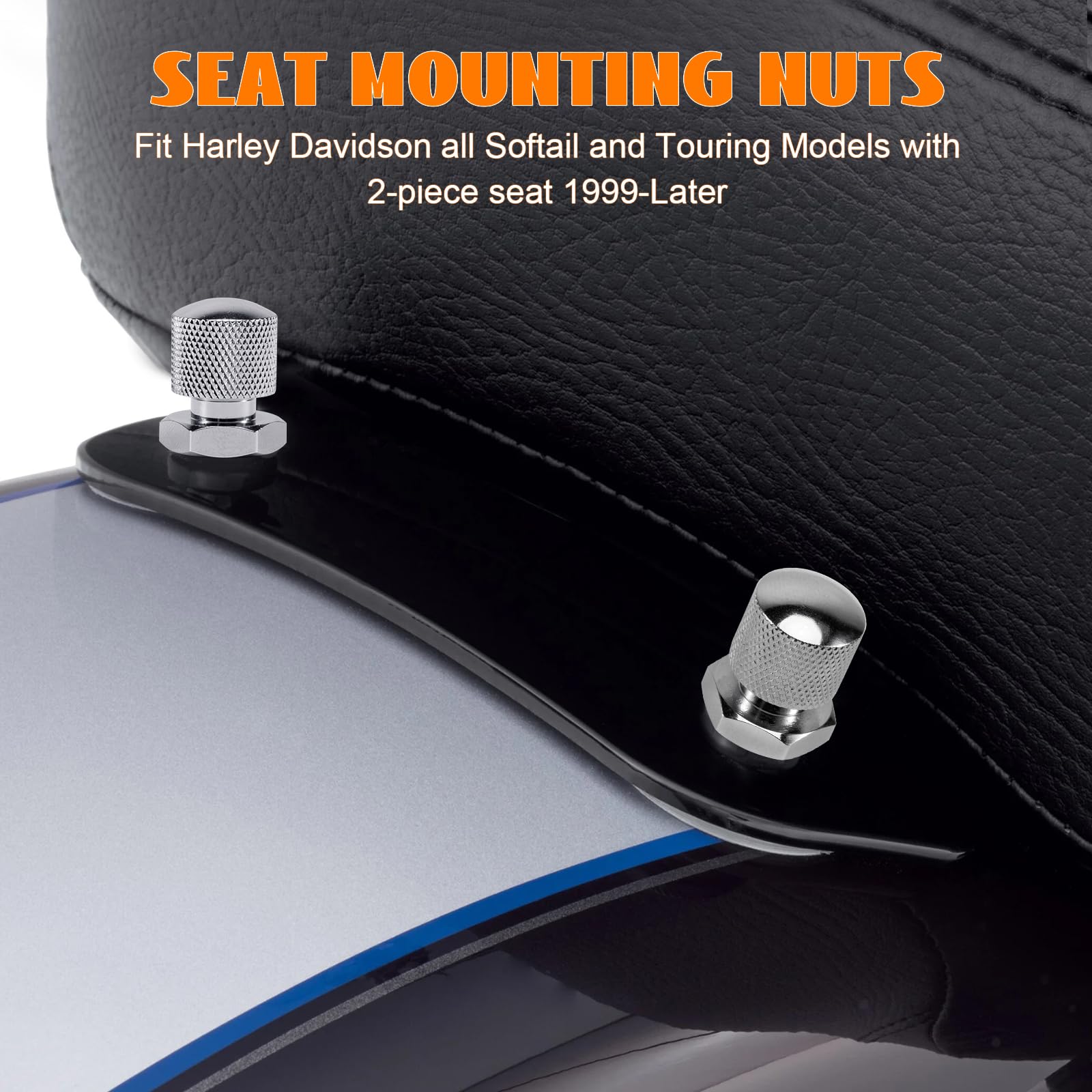 Snapklik.com : Eumti 2PCS Motorcycle Solo Seat Mounting Nut 1/4"-20 ...