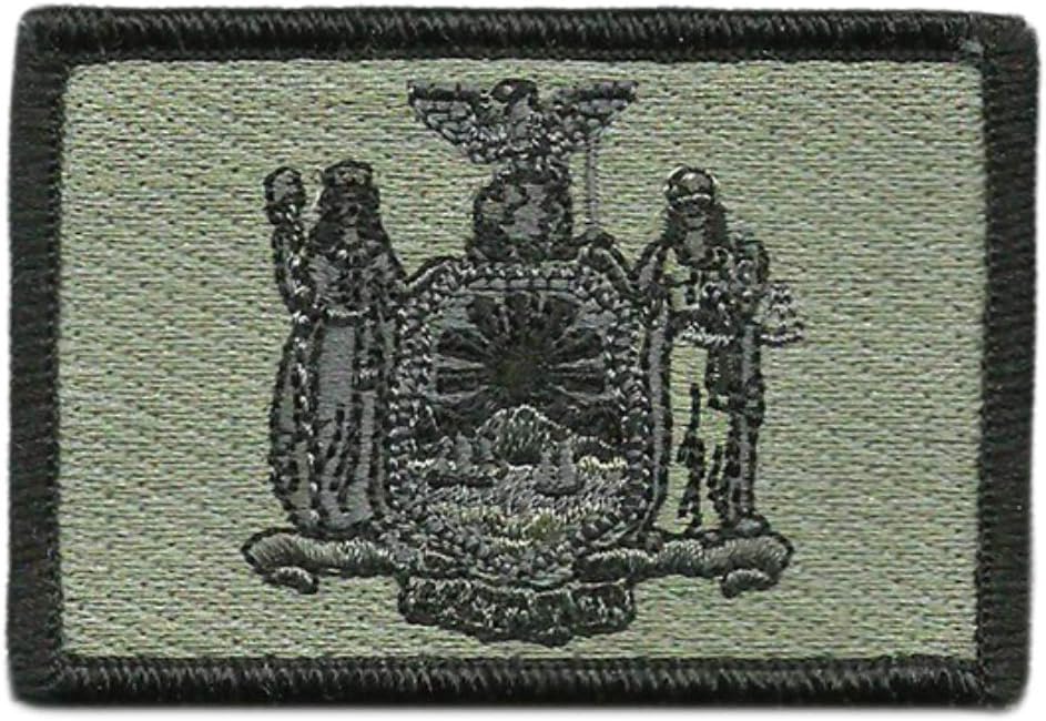 Amazon.com: Tactical State Patch - New York (ACU-Silver/Black) : Sports ...