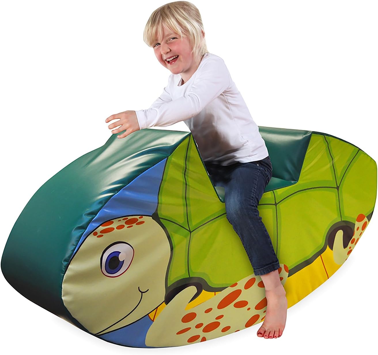 Implay® Soft Play Children's Sea Turtle Rocker Activity Toy - 610gsm ...