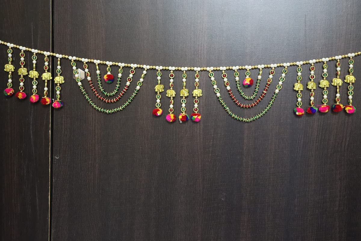 Buy Sewin Style Red Velvet Toran for Main Door Latest Design | Toranam ...