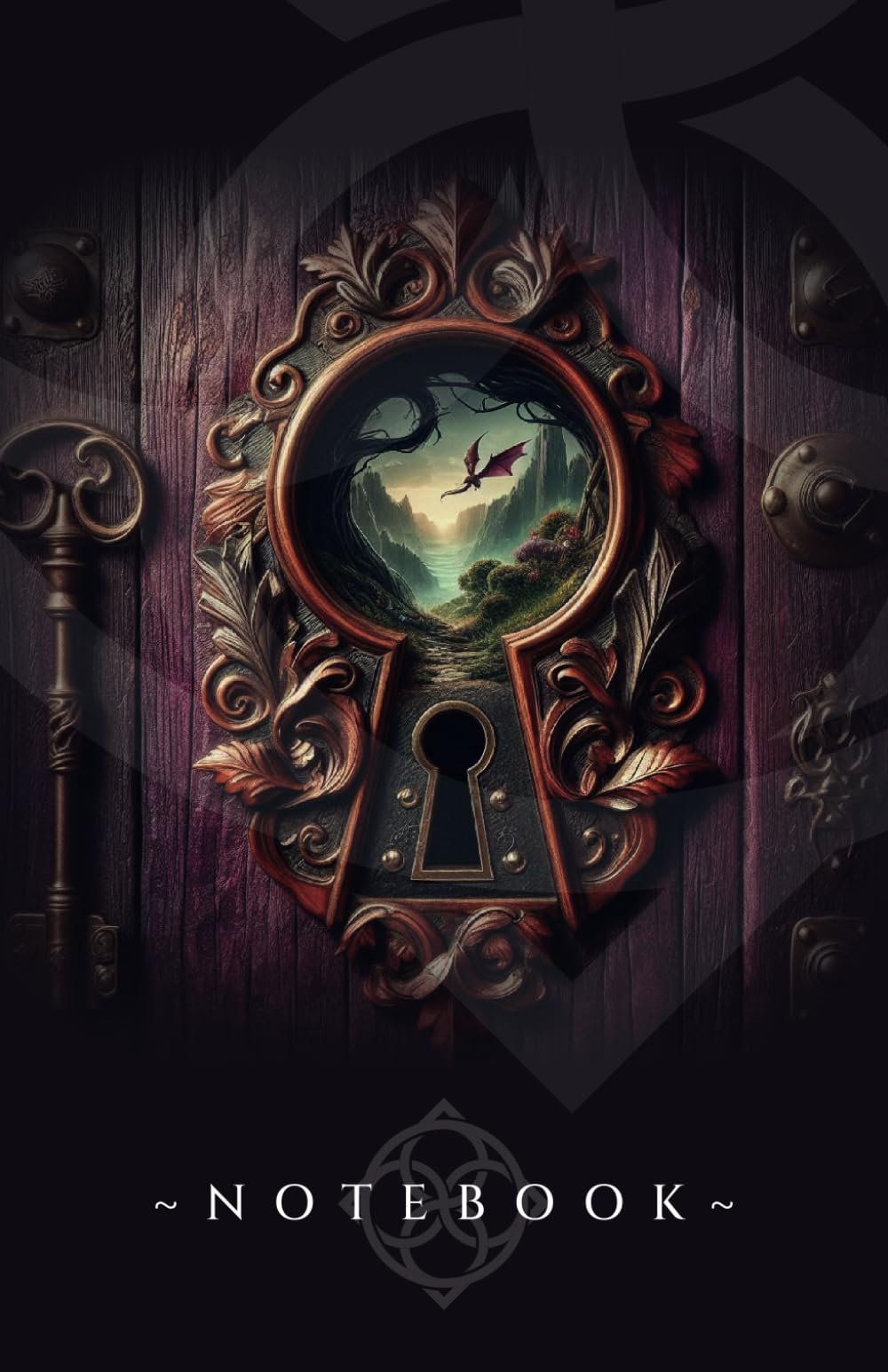Amazon.com: Fantasy Notebook Journal - ‘Portal to the Realm of Dragons ...