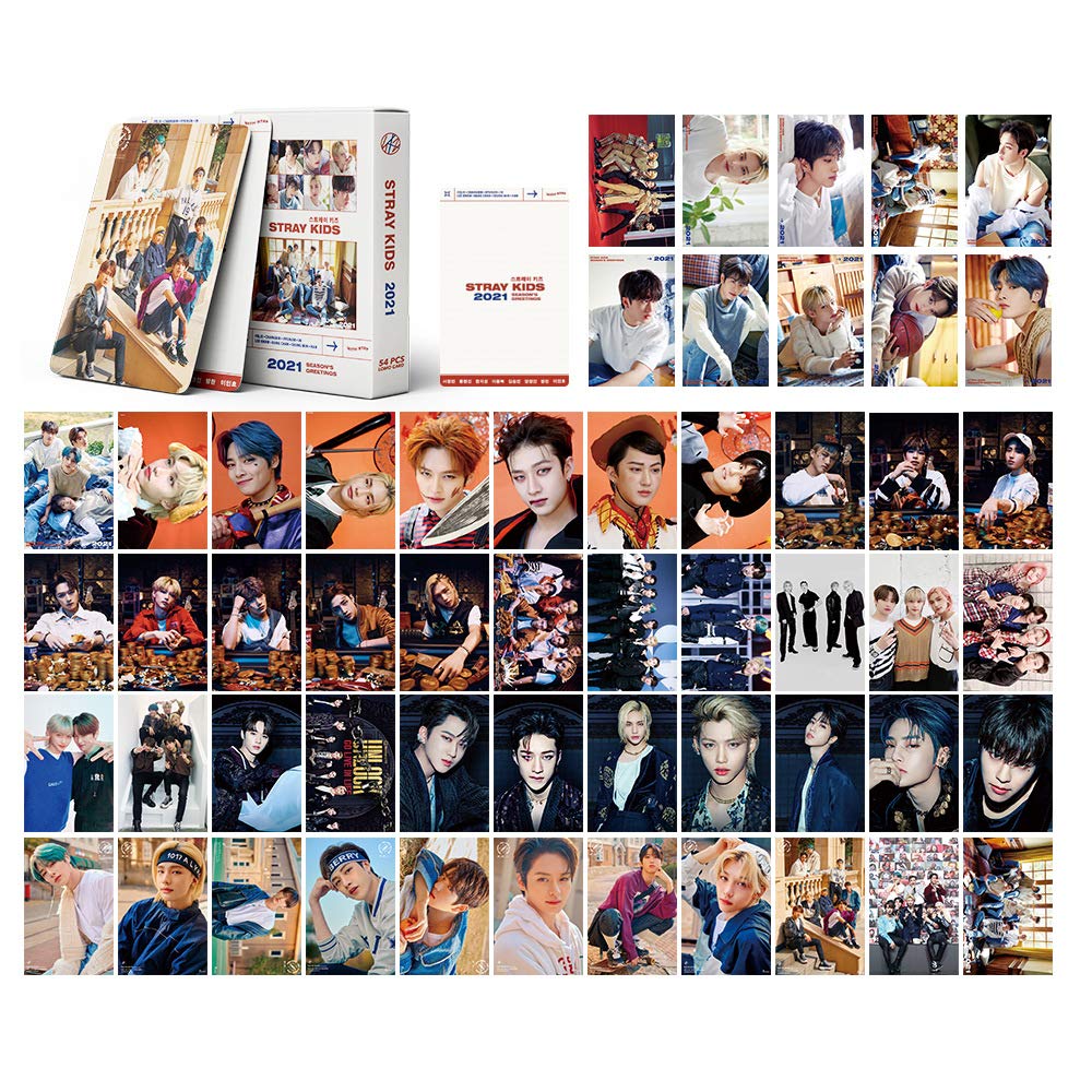 Buy Goodern 54 PCS Kpop Stray Kids Lomo Cards Stray Kids Photocards ...