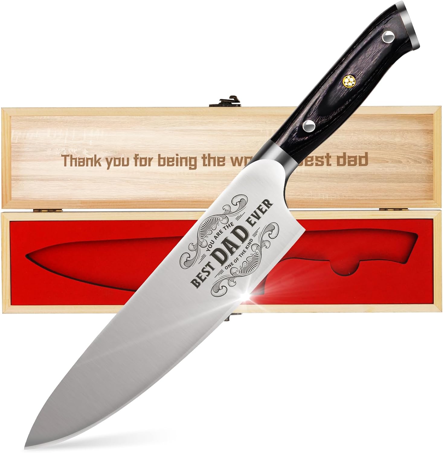 Amazon.com: Funistree Dad Gifts from Daughter Wife Son, Best Dad Ever ...