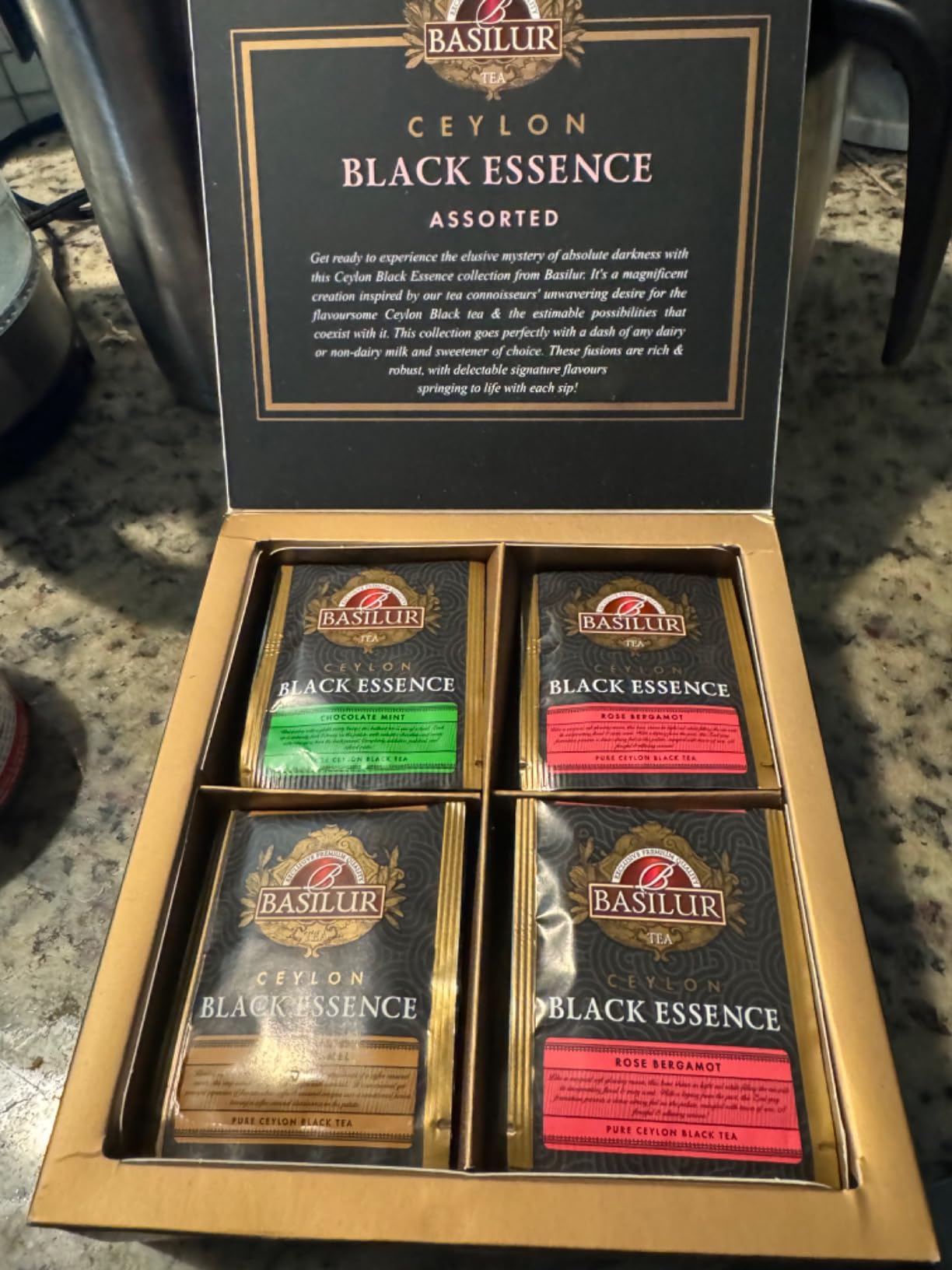 Amazon.com : Basilur Black Tea Essence Collection - Assorted Sampler ...