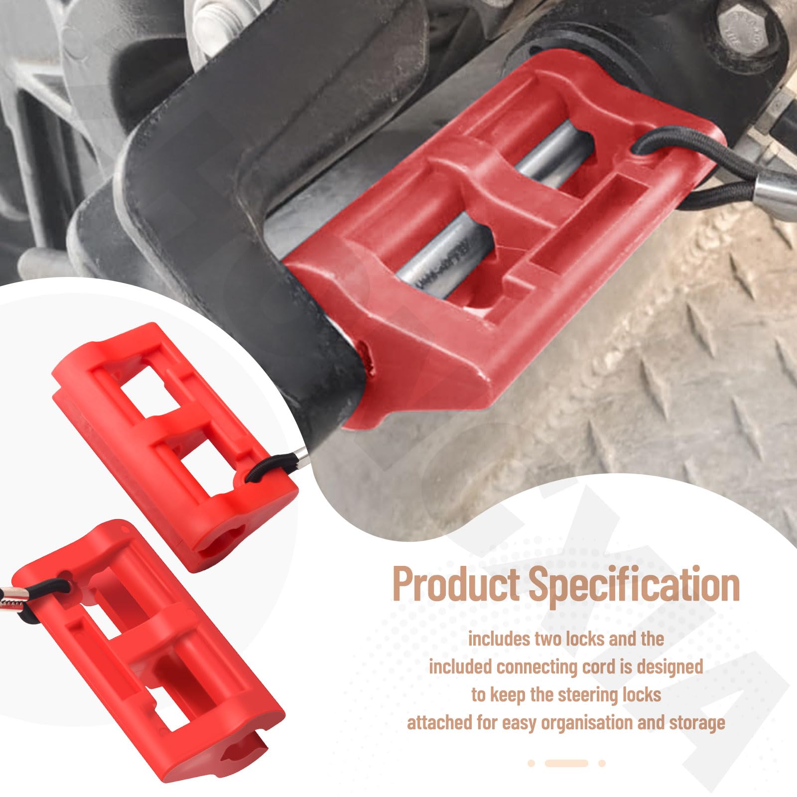 Snapklik.com : 4" Steer Stop Outboard Hydraulic Steering Lock ...