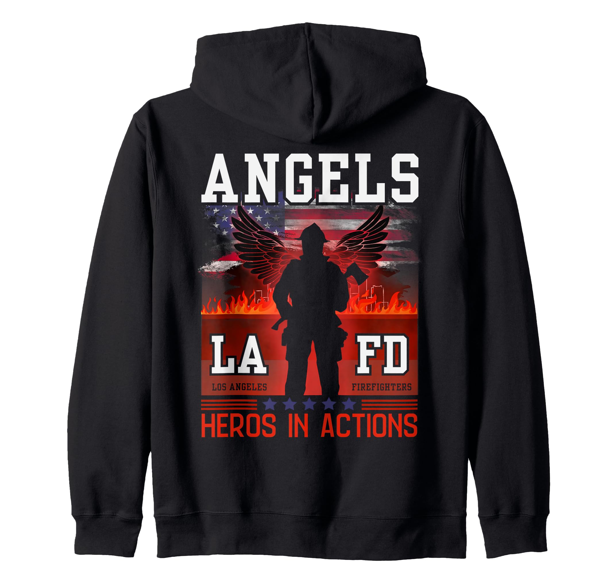 Amazon.com: Proud LA Firefighters LAFD los angeles firefighters Hero ...