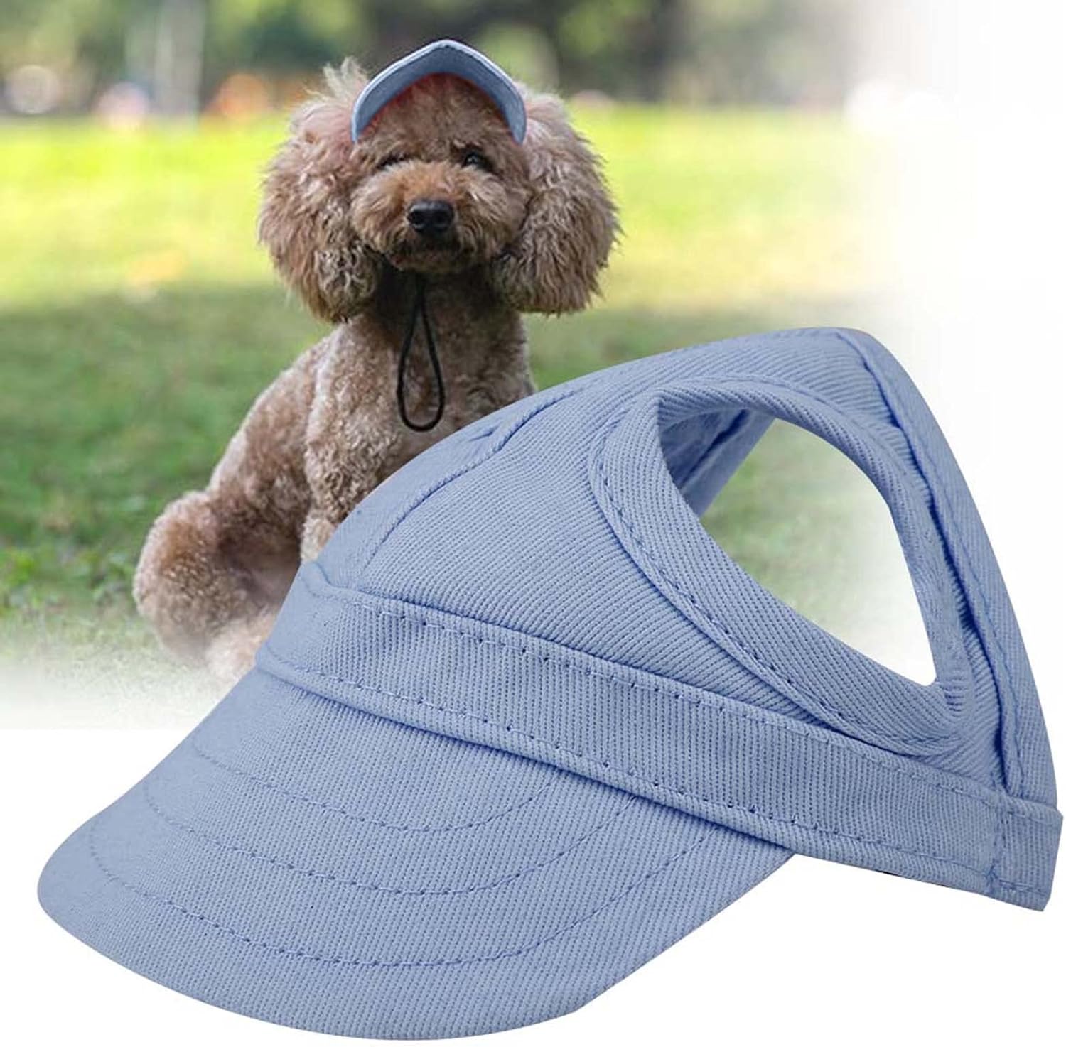 Pet Baseball, Dog Baseball Hat with Neck Strap Adjustable Pet Dog Cat ...