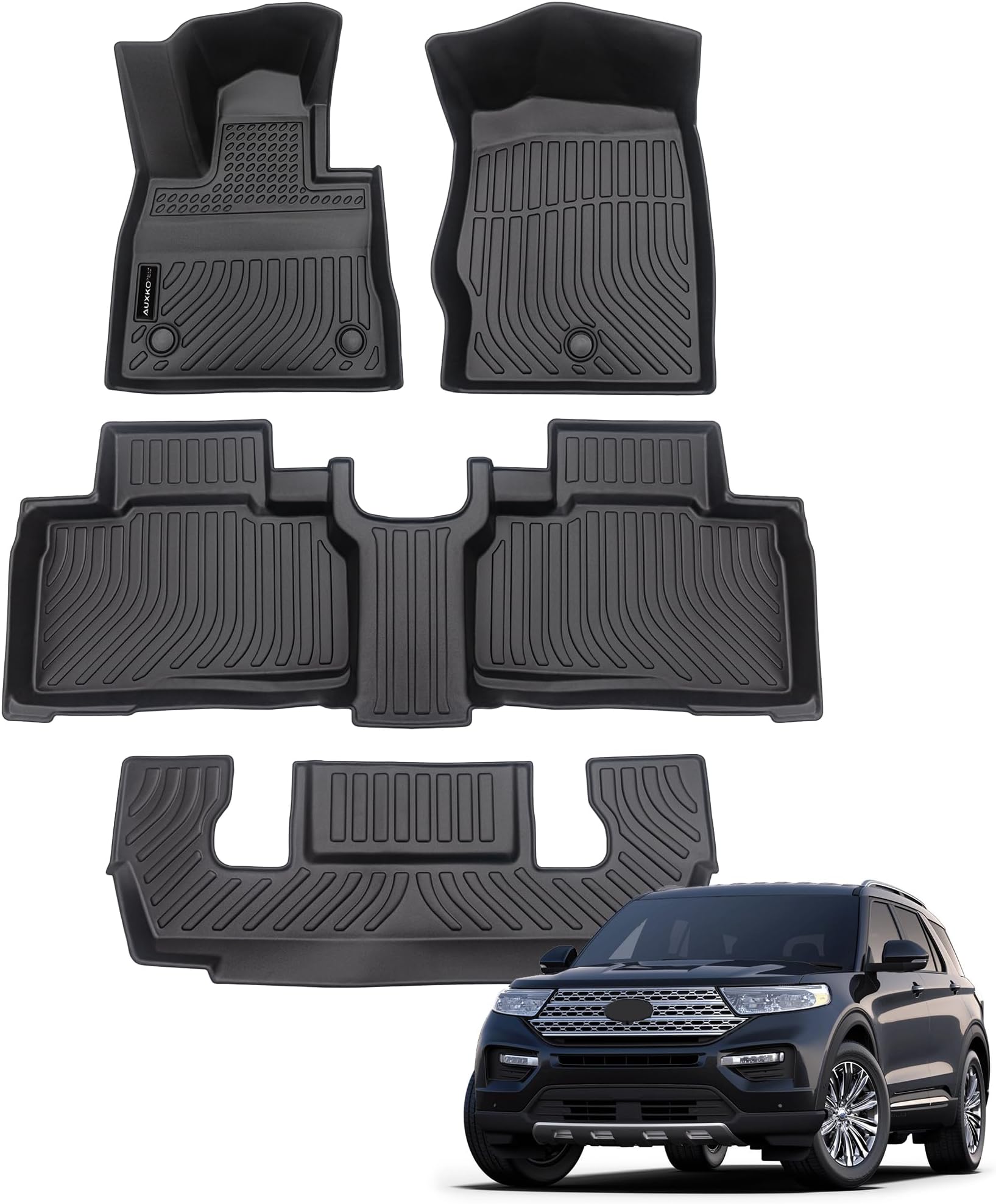 Amazon.com: TadaMark Floor Mats & Cargo Liner Fit for Ford for Explorer ...