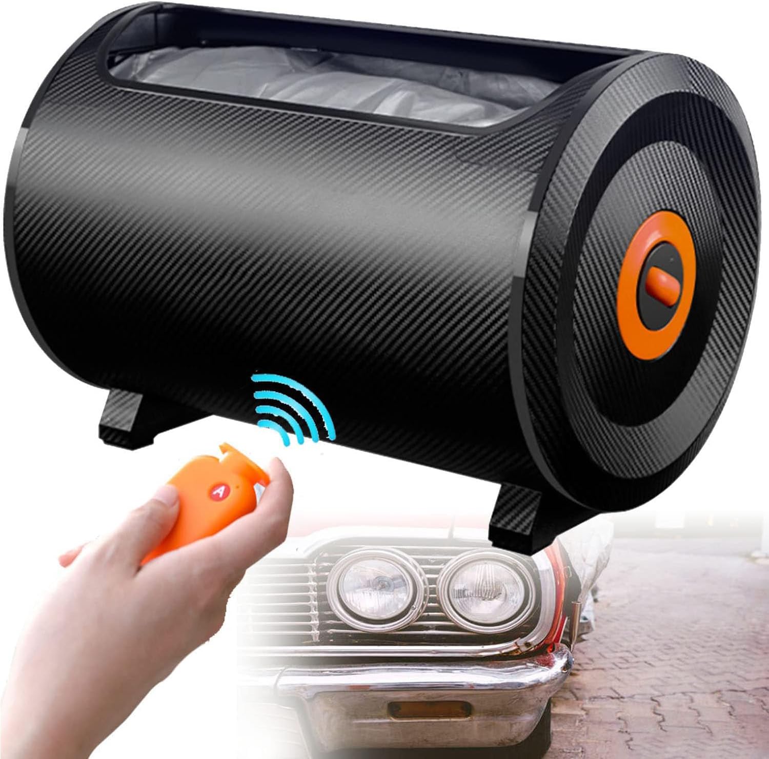 Breadom Automatic Car Cover with Remote Control, Smart Car Cover, Quick ...