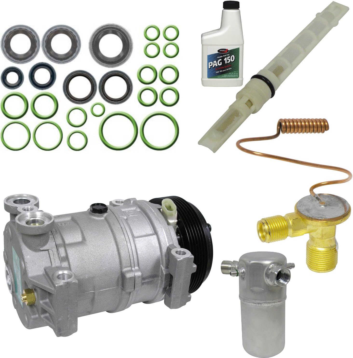 Amazon.com: Universal Air Conditioner KT 1389 A/C Compressor and ...