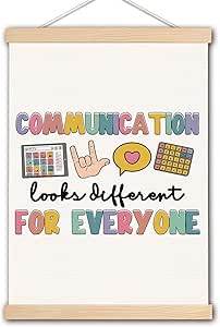 Amazon.com: DNEULYR Speech Therapy Wall Art Poster, SLP Therapist ...