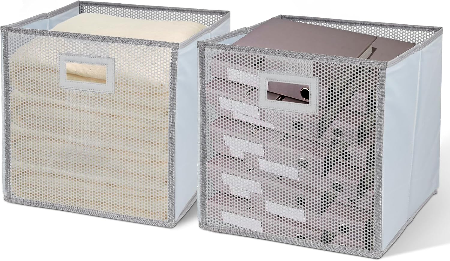 Amazon.com - SHALORY Storage Bins Cubes,2 Pack 13inch EVA Cube ...