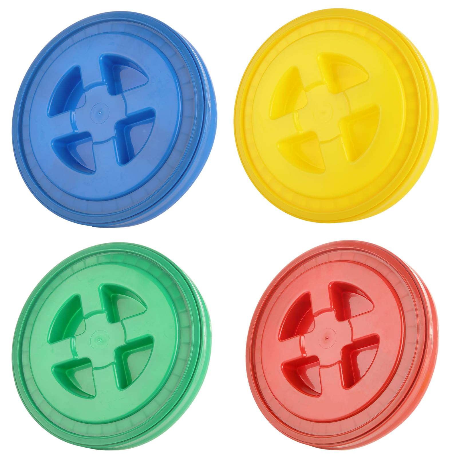 Amazon.com: 4 Pieces 5 Gallon Leak-Proof Bucket Lid Food Grade Plastic ...