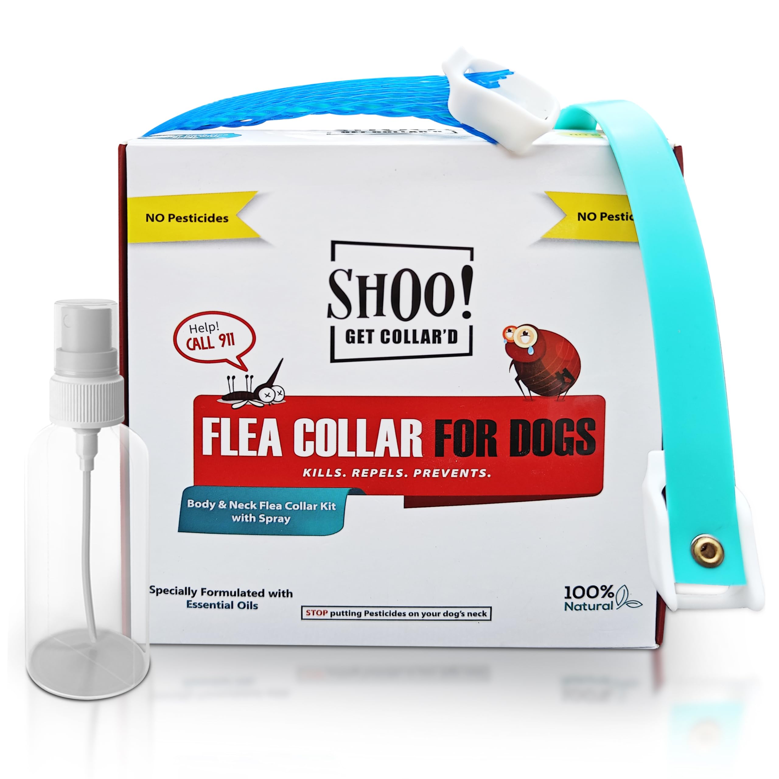 Amazon.com : Shoo! Flea & Tick Collar for Dogs | Repels & Prevents ...
