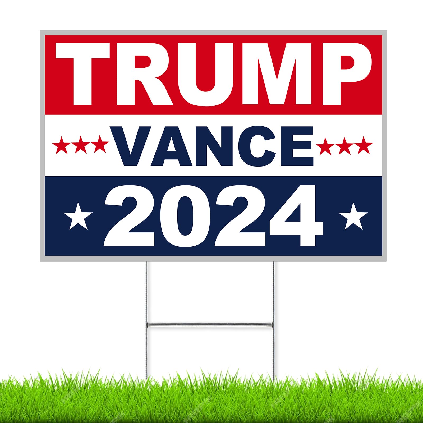 Amazon.com : Oligei Trump Yard Signs, Trump Yard Sign 2024 18" X 12 ...