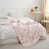 Amazon.com: Ultra Soft Cozy Happy Smiling Face Checkered Knitted Throw ...