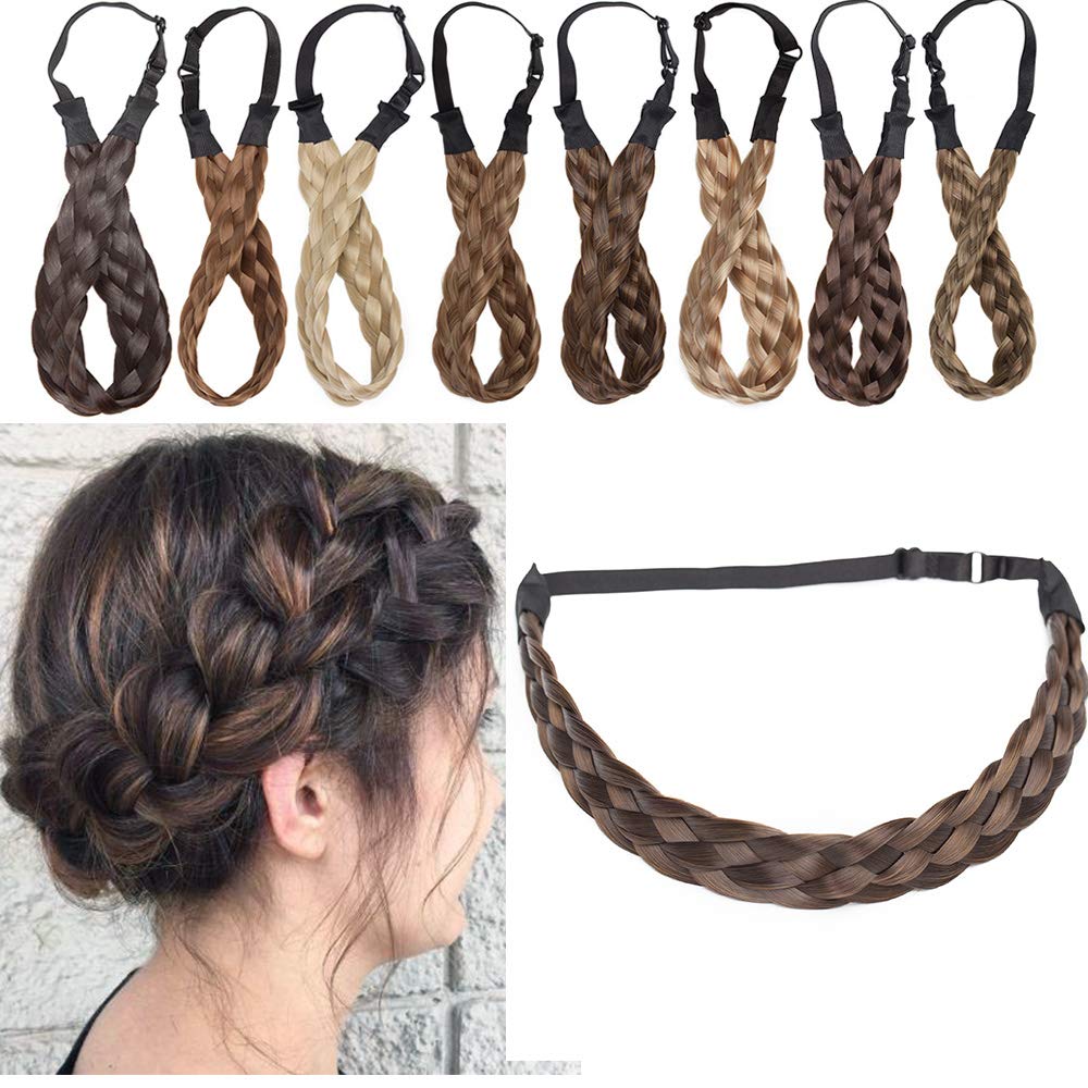 SEGO Extensions Haarband geflochtene Braids Haar Haarverlängerung ...