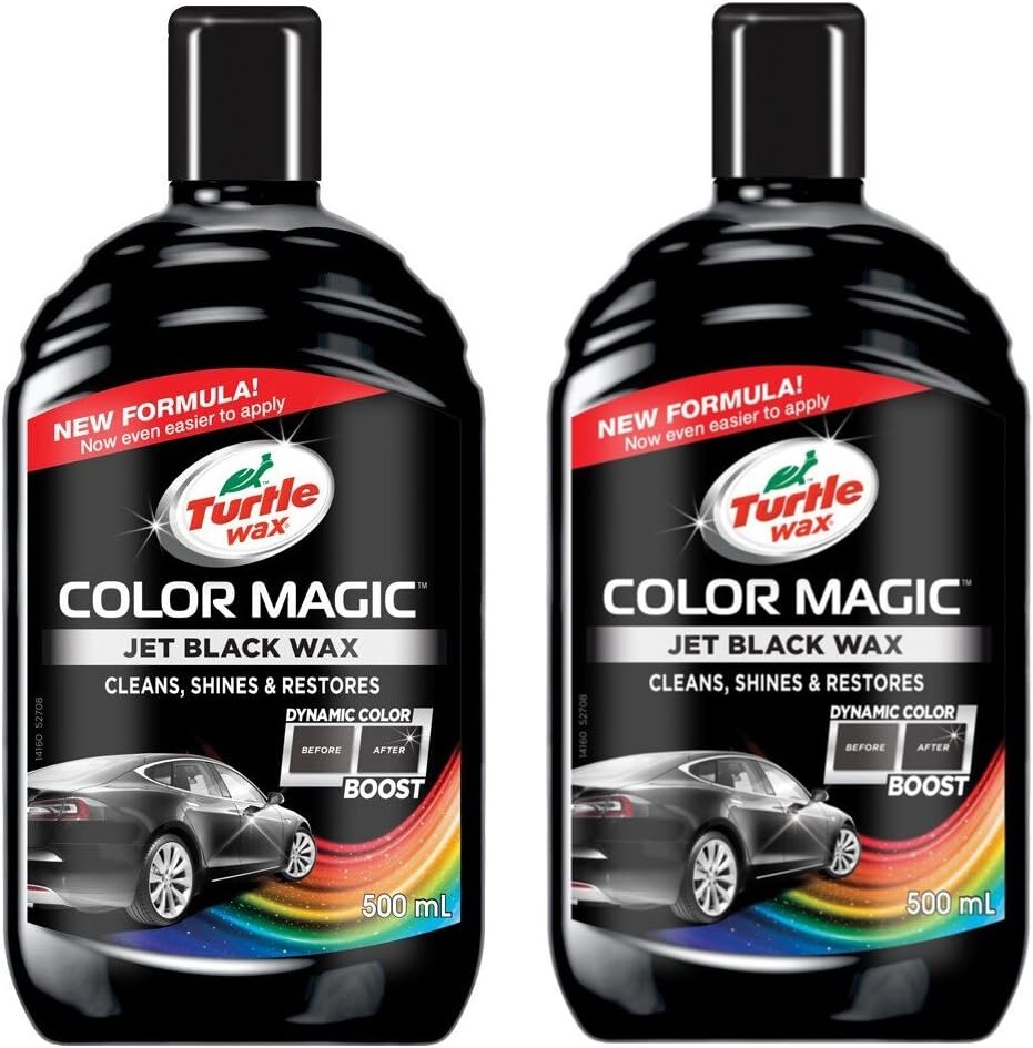 Turtle Wax 52711 Color Magic Car Paintwork Polish & Shine 2 X 500ml Red ...