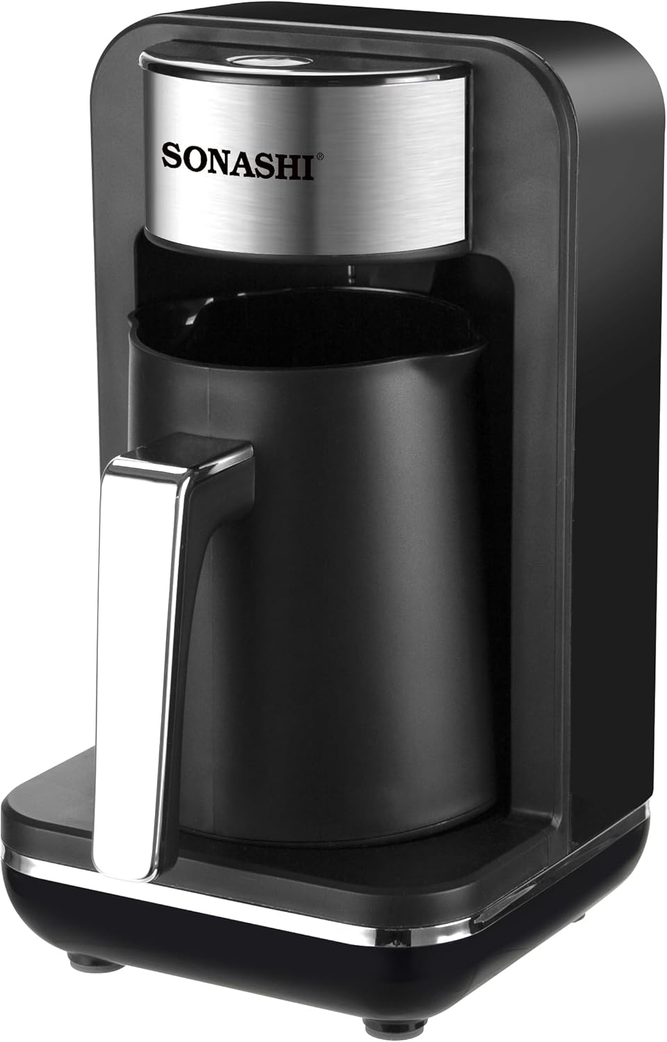 Sonashi Turkish Coffee Maker [Black] STCM-4974-500W Coffee Machine w ...