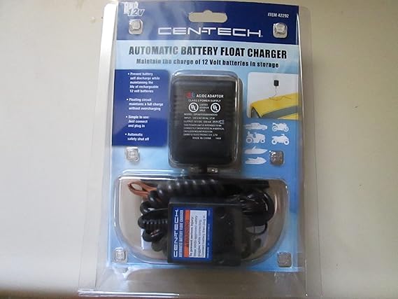 Amazon.com: 12 Volt Automatic Battery Float Trickle Charger by Cen-Tech ...