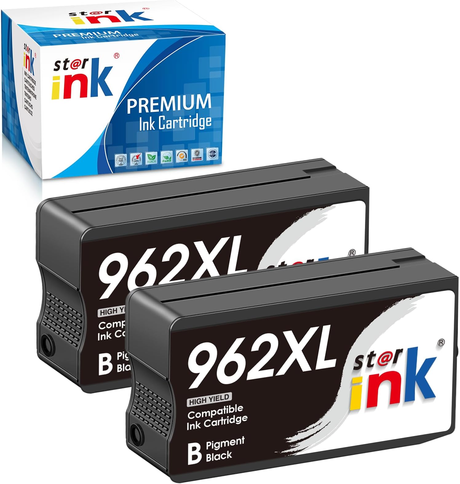 Amazon.com: HALLOLUX 962XL Black Ink Cartridges Combo Pack ...