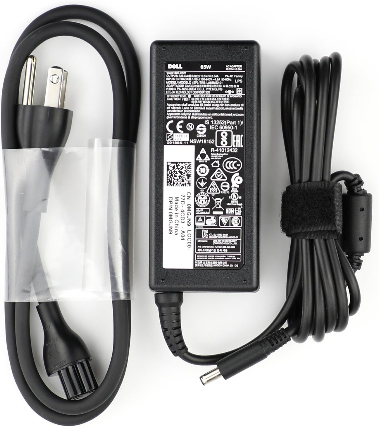 Dell AC Power Adapter 65 Watt Dell PN: G6J41, 0G6J41, MGJN9, 43NY4 ...