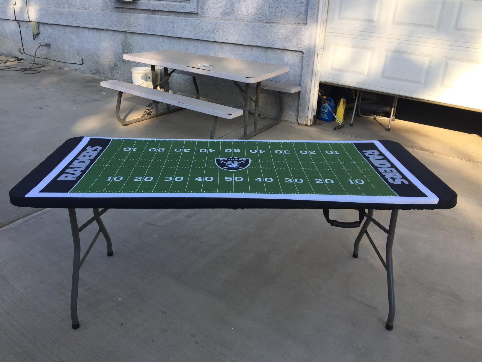 Amazon.com : NFL Baltimore Ravens Table Top Tablecloth, Green : Sports ...