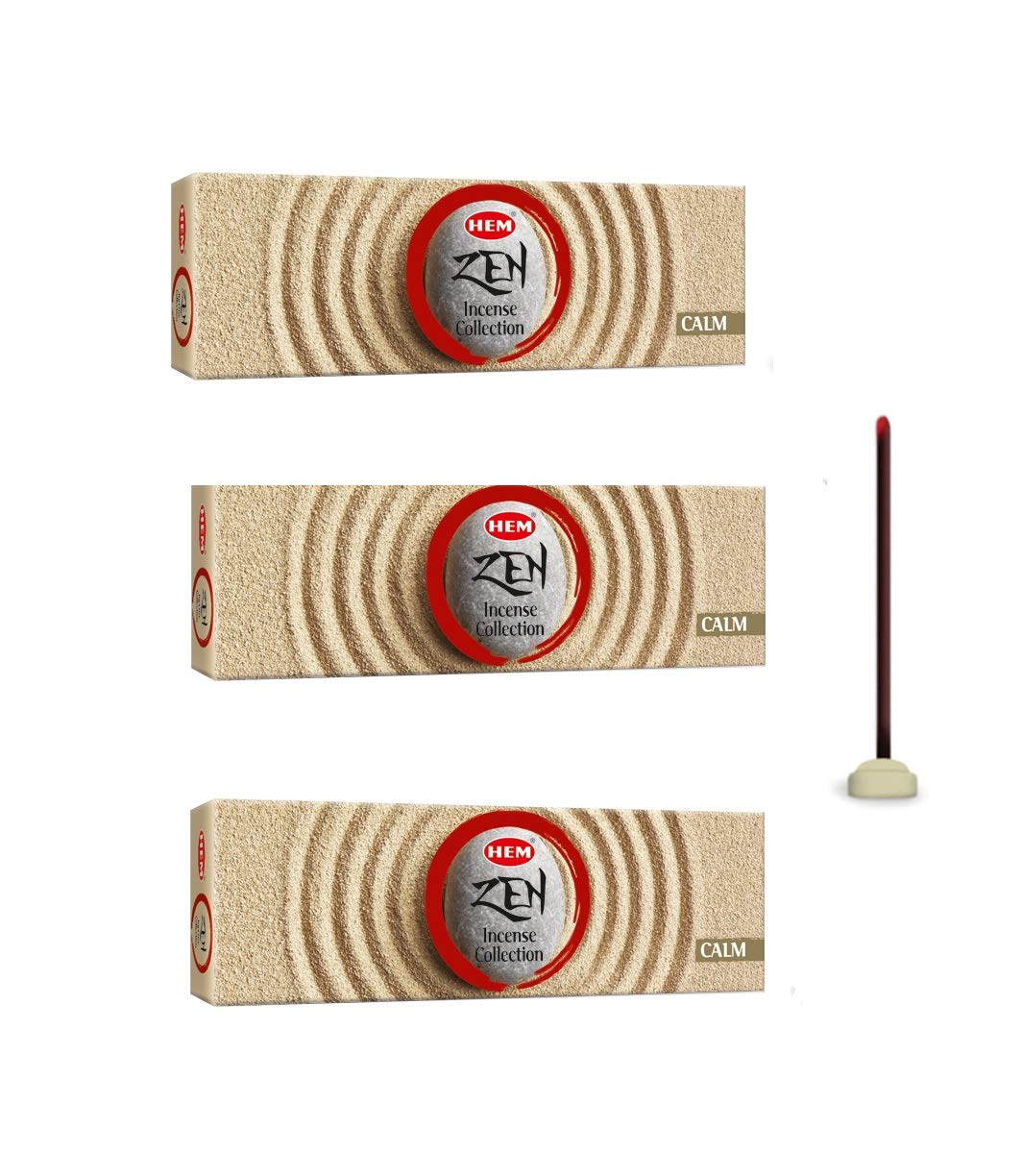 Hem Zen Calm Dhoop 75 g - Combo of 3 (11 Sticks in Each Pack) : Amazon ...