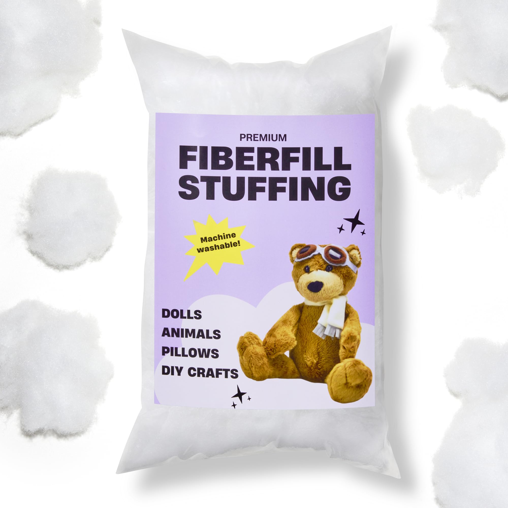 Amazon.com: SARANDAVE Fiberfill Stuffing, Polyester Stuffing for ...