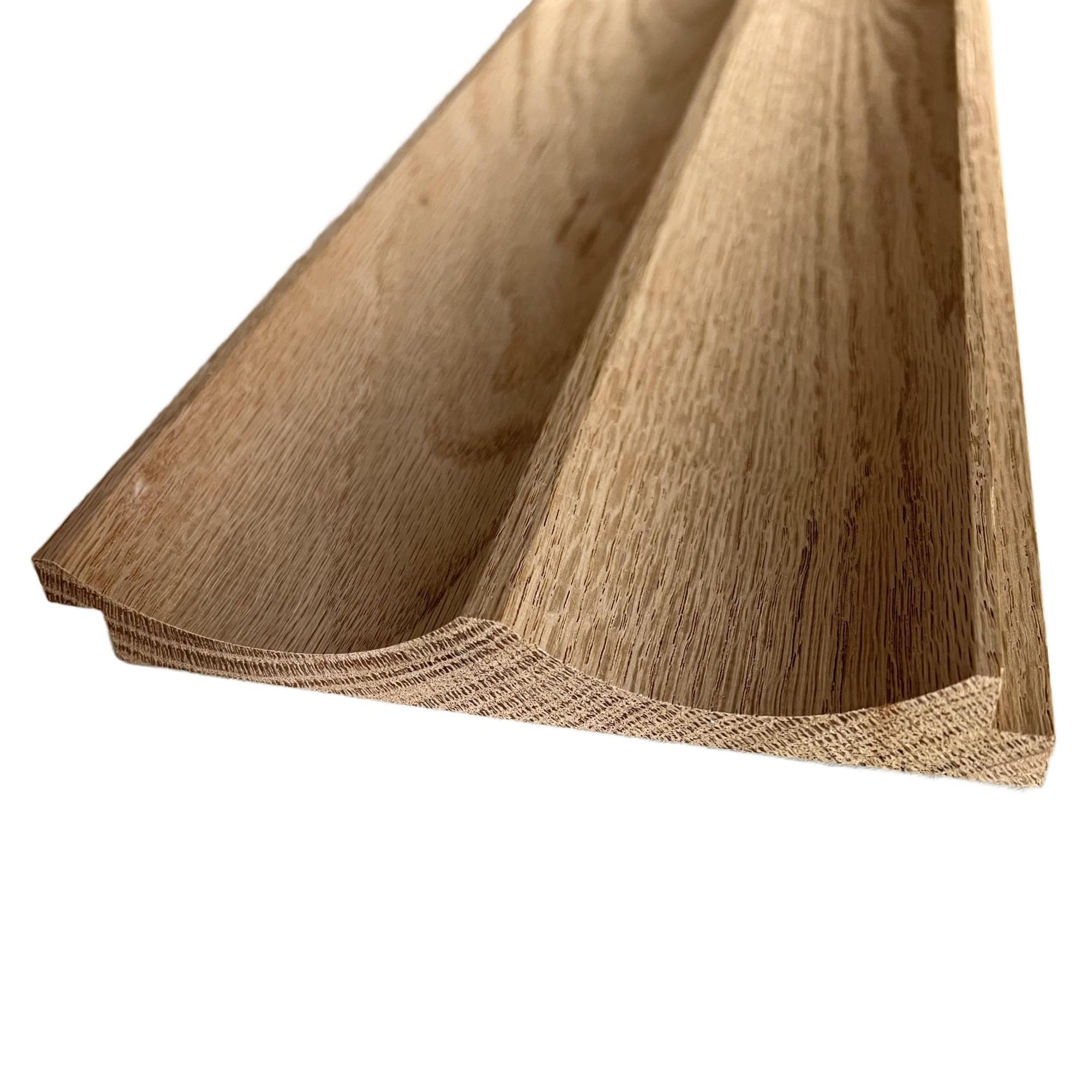 Amazon.com : Timeline Wood Fluted Scallop Solid Oak Tambour, Real Wood ...