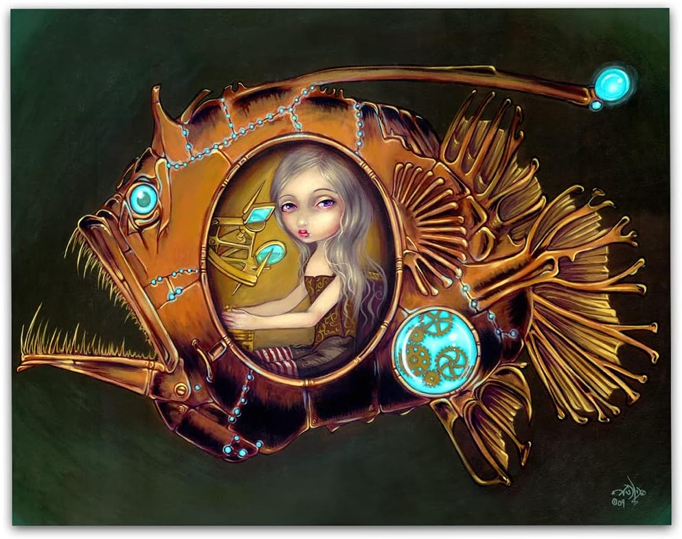 Amazon.com: Strangeling Anglerfish Submarine - Gothic Cottagecore ...