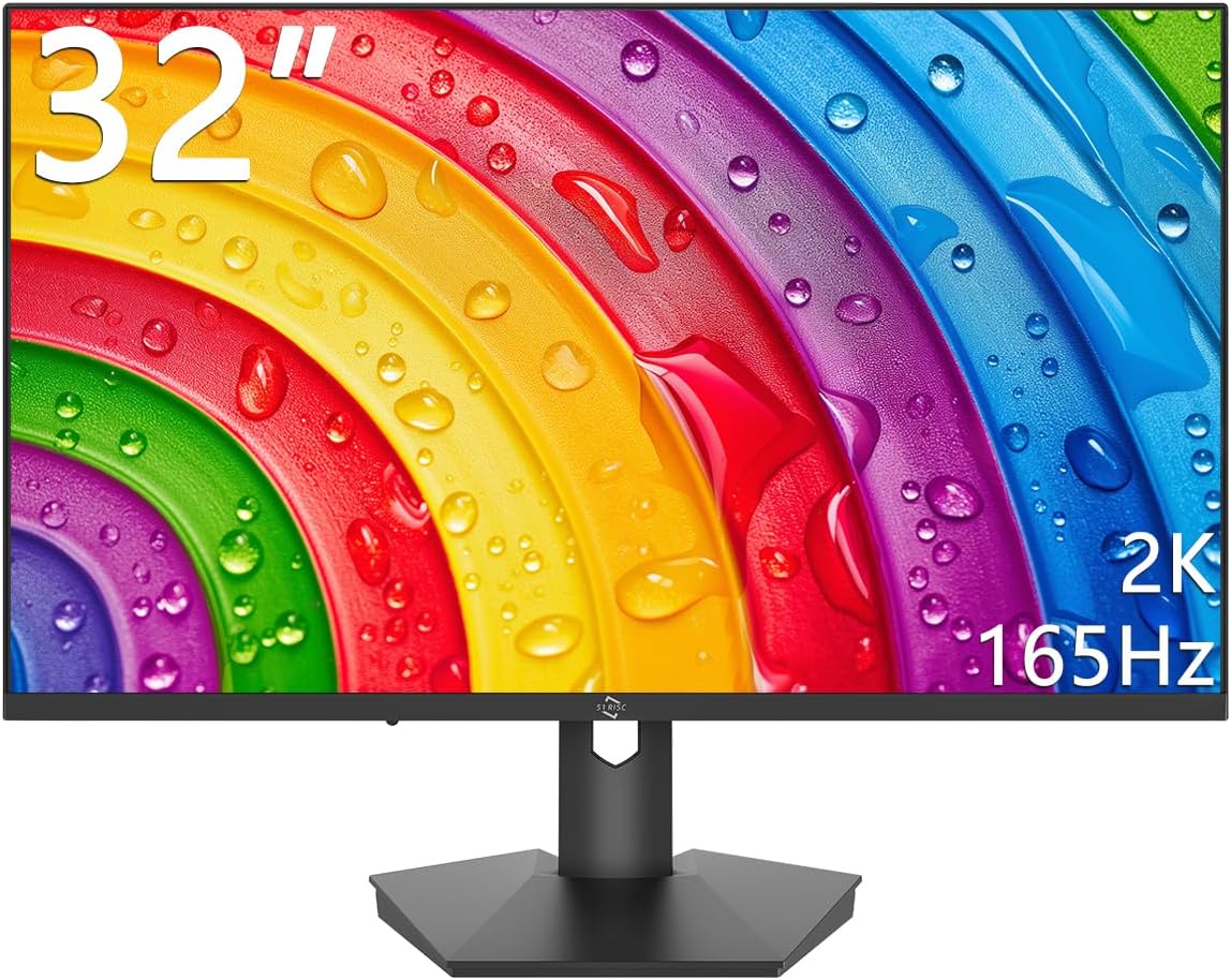 Amazon.com: 51RISC 32 Inch Gaming Monitor, 2560x1440 165Hz IPS ...