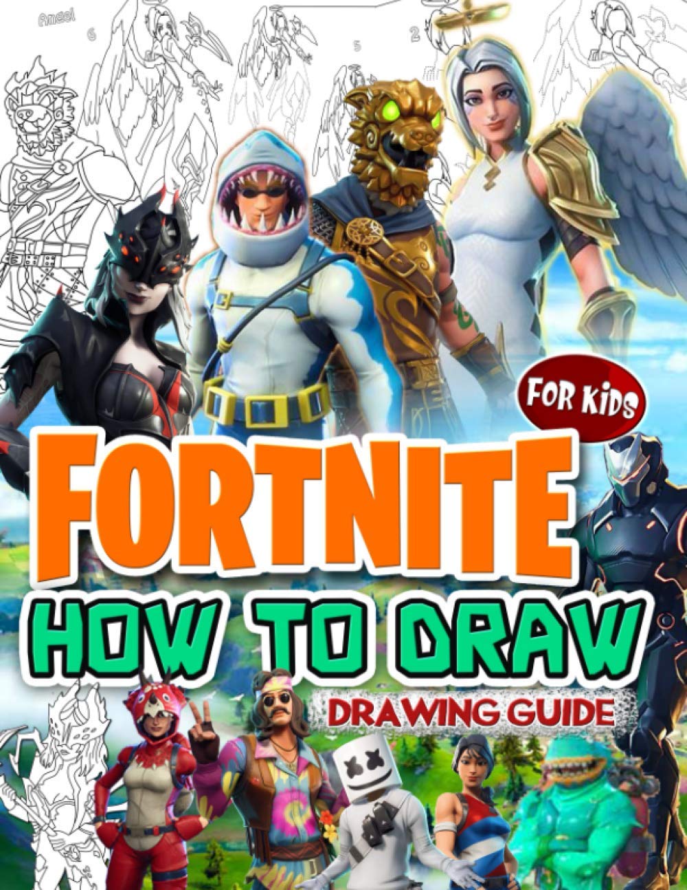 Buy How To Draw Fortnite: Fortnite How To Draw 25 Most Famous Skins, 2 ...