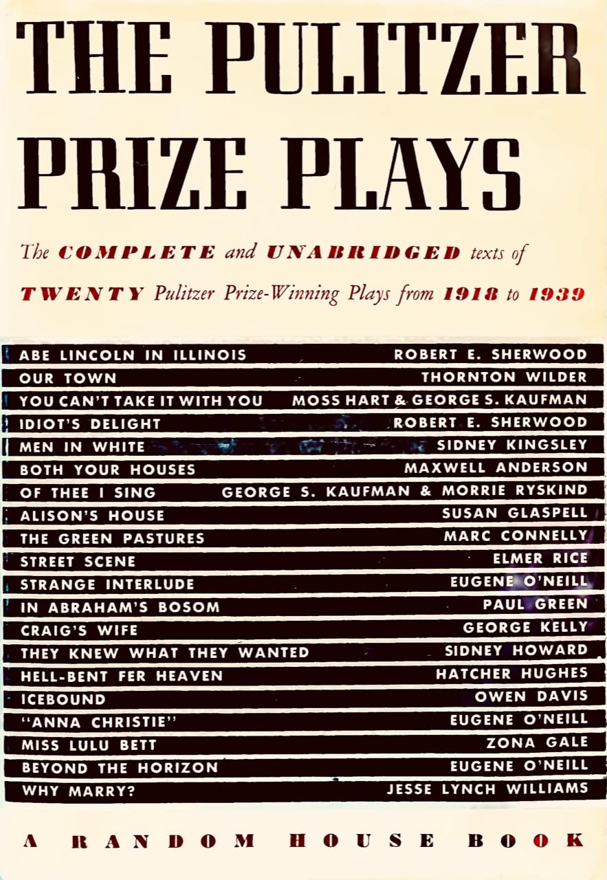 The Pulitzer prize plays, 1918-1934,: COE KATHRYN: Amazon.com: Books