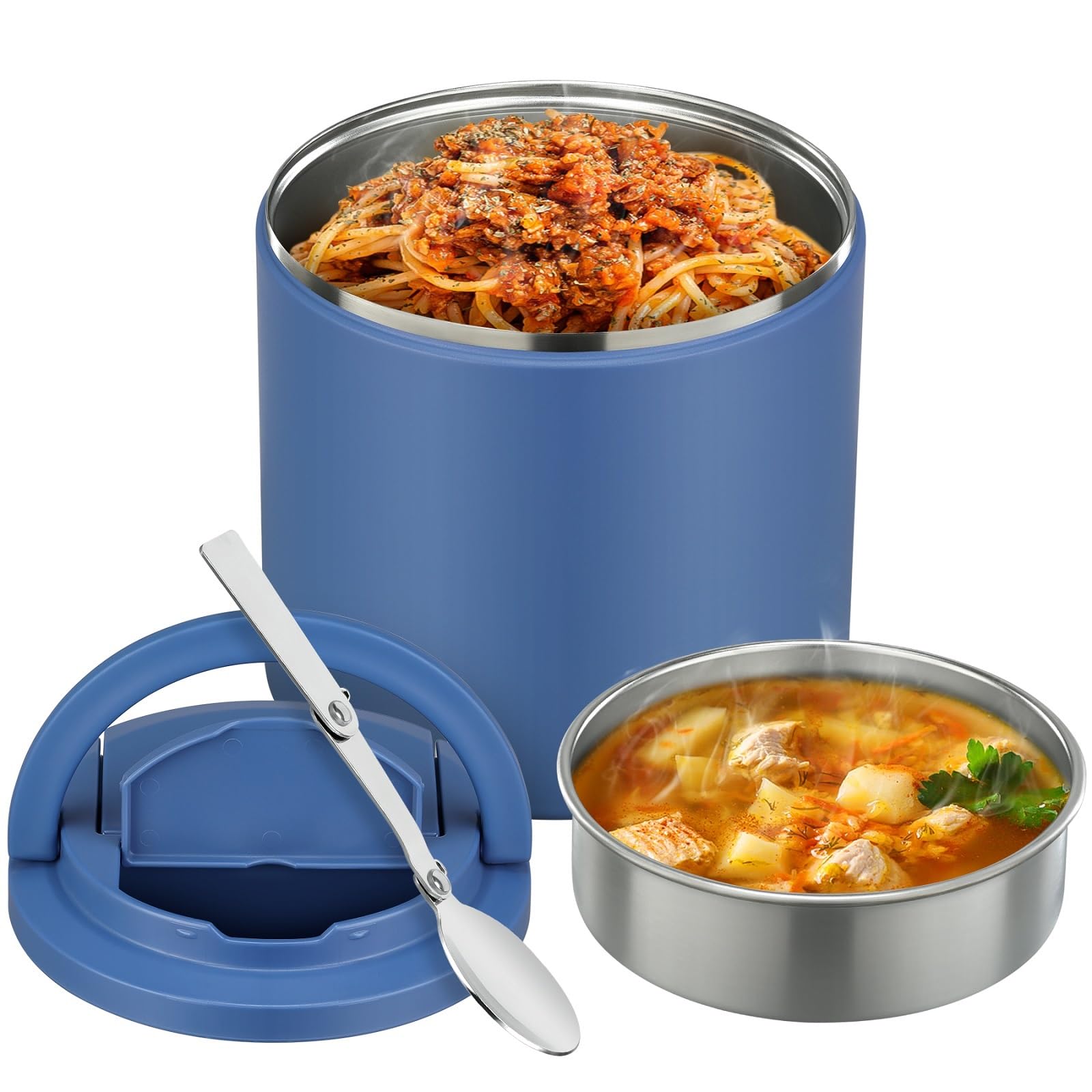 Amazon.com: 40oz Insulated Food Jar-Say Goodbye to Spills&Cold Meals ...