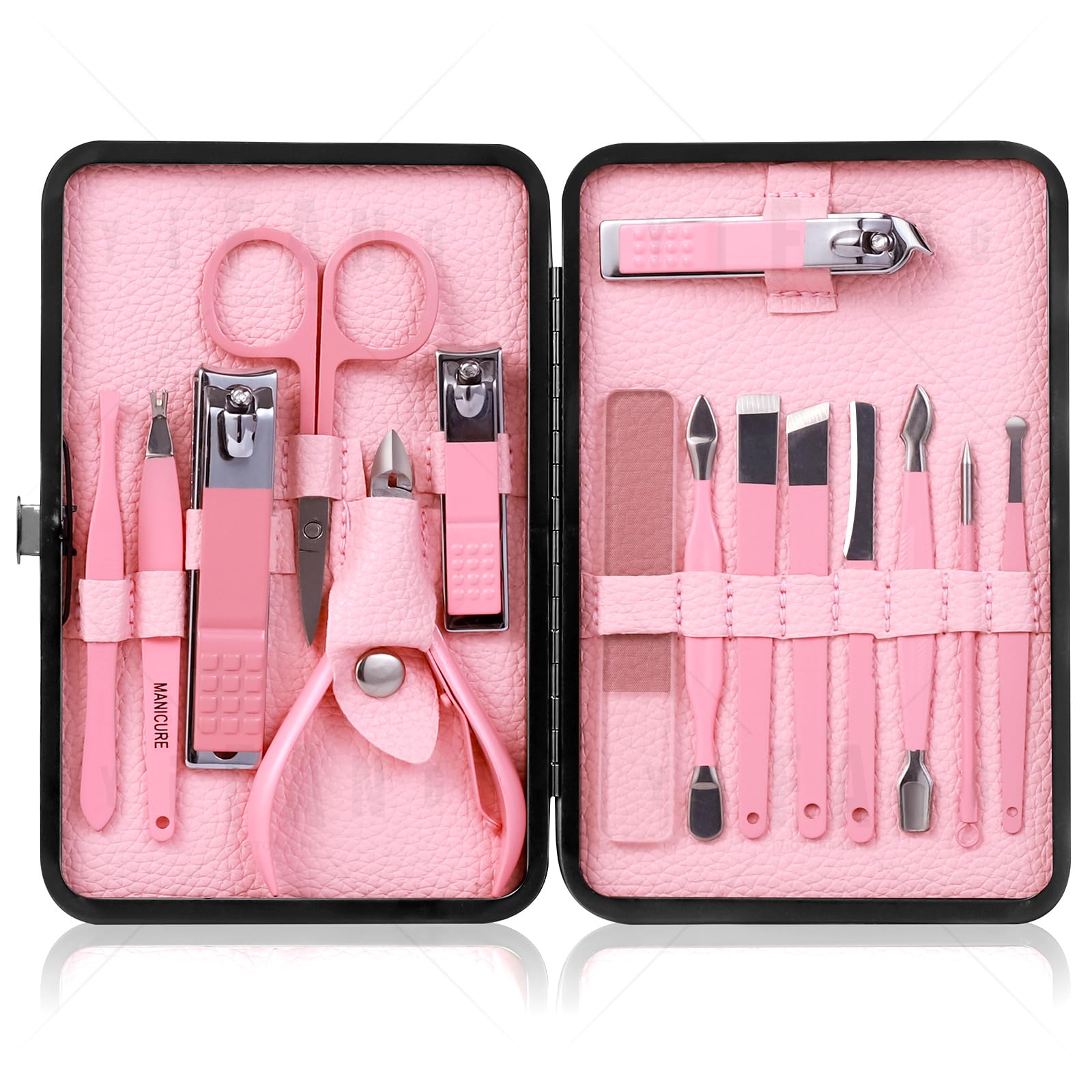 Amazon.com : Manicure Set Pedicure Kit Nail Clippers Set Fingernail ...
