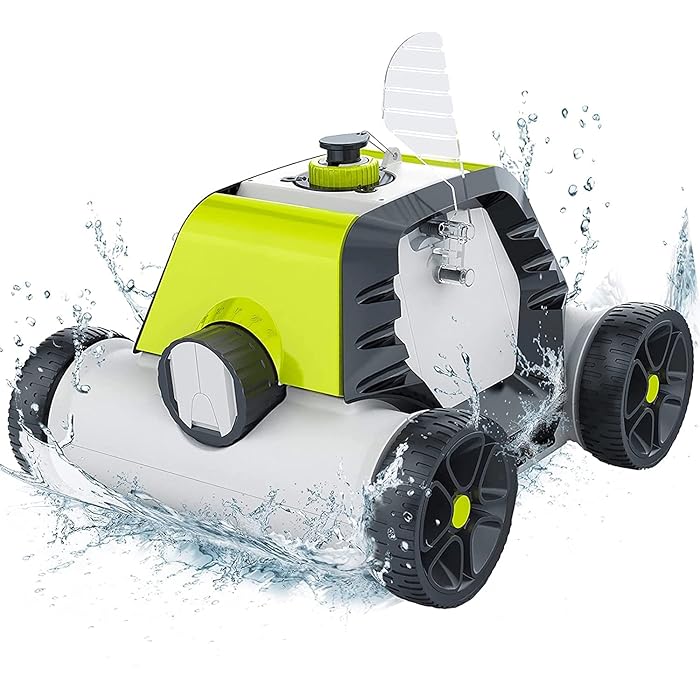 Buy Cordless Pool Cleaner, Automatic Robotic Pool Cleaner with 5000mAh ...