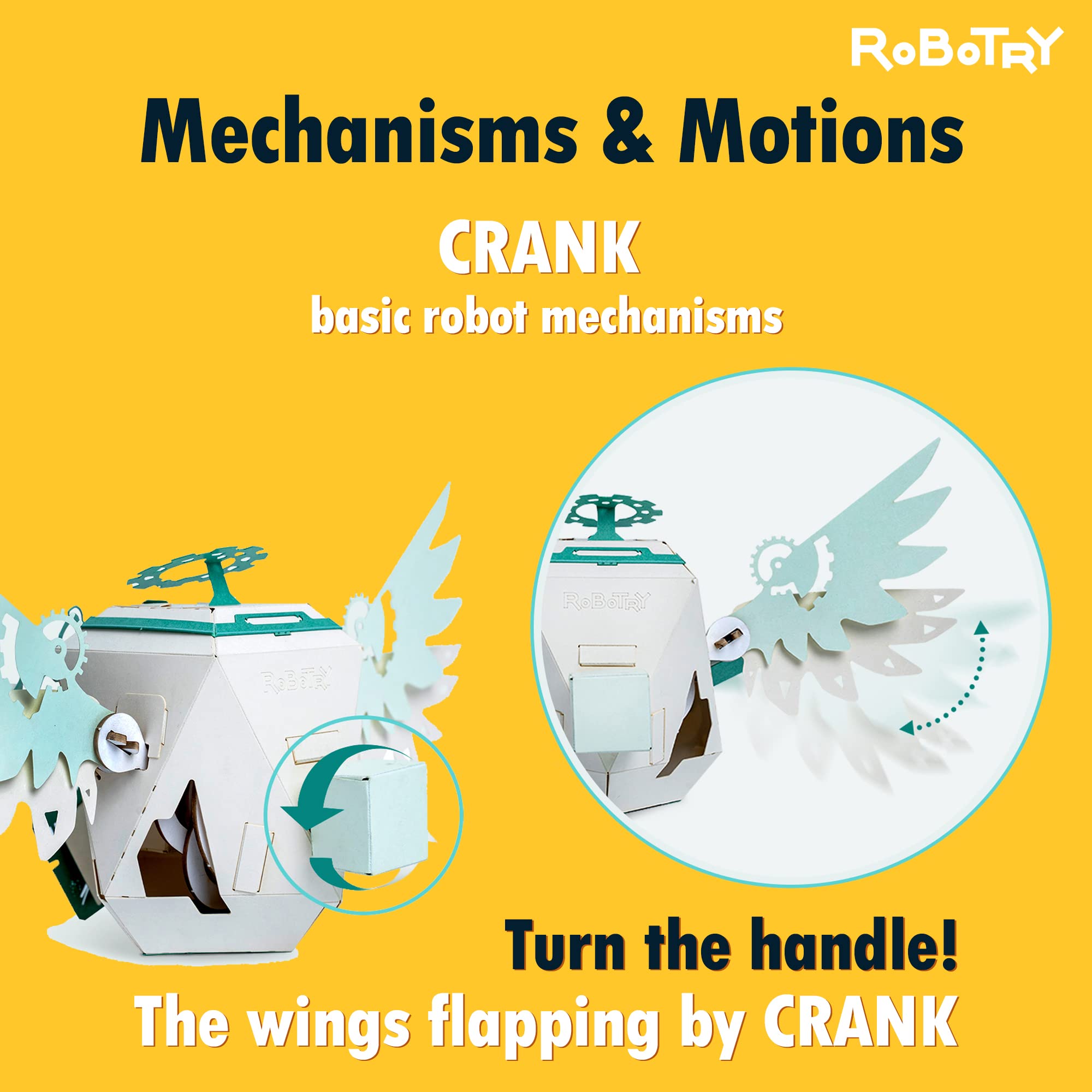 Snapklik.com : ROBOTRY Moving Paper Robot Kit - Graduating Angel