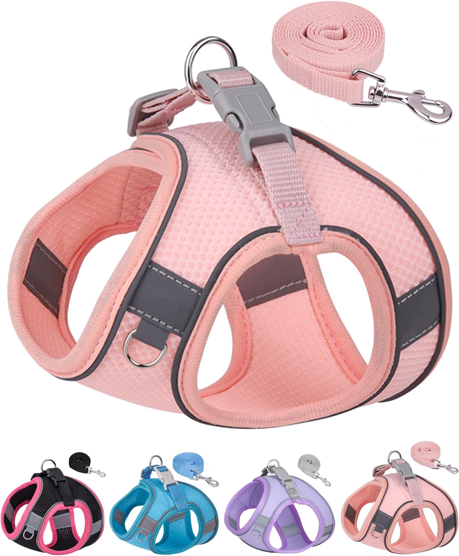 Amazon.com : Aecllcea Dog Harness for Small Medium Sized Dog, Puppy Harness and Leash Set ...