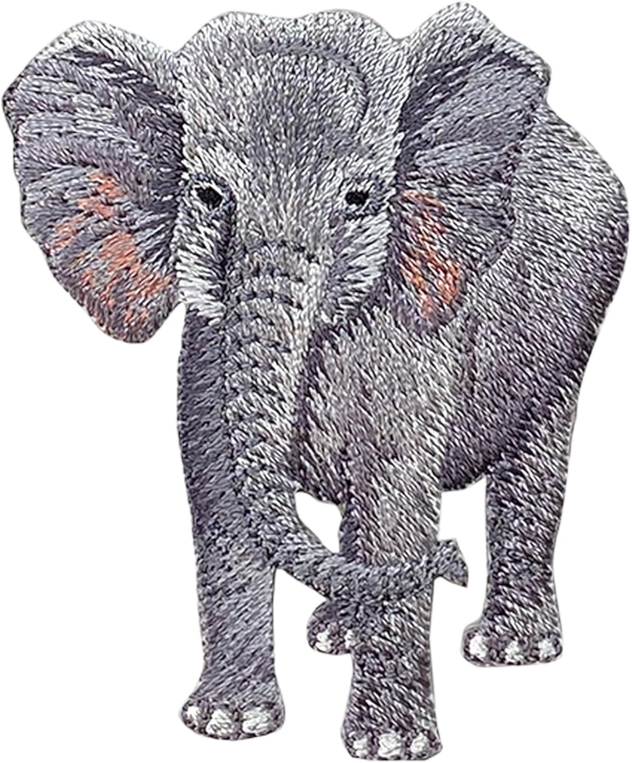 Amazon.com: Realistic Elephant, Animals, Embroidered, Iron on Patch ...