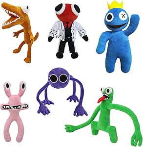 Amazon.com: Rainbow Friends Plush (6pcs) : Toys & Games