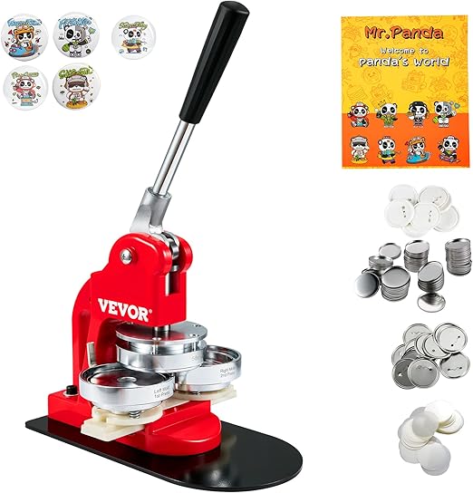 Amazon.com: VEVOR Button Maker Machine 2.25in 58mm Button Badge Maker ...