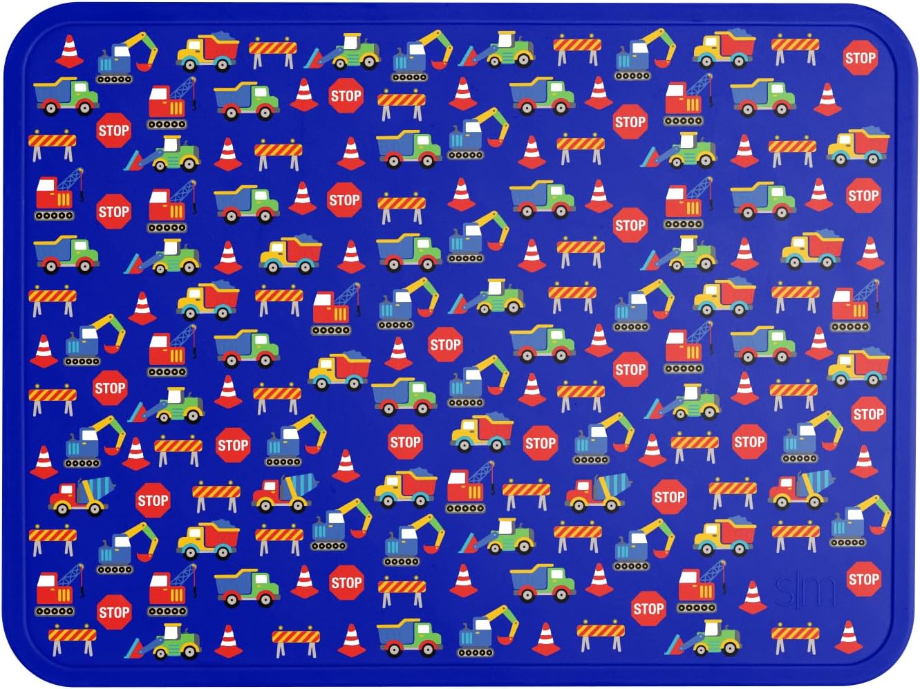 Amazon.com: Tot Talk Construction Educational Placemat for Kids – Made ...