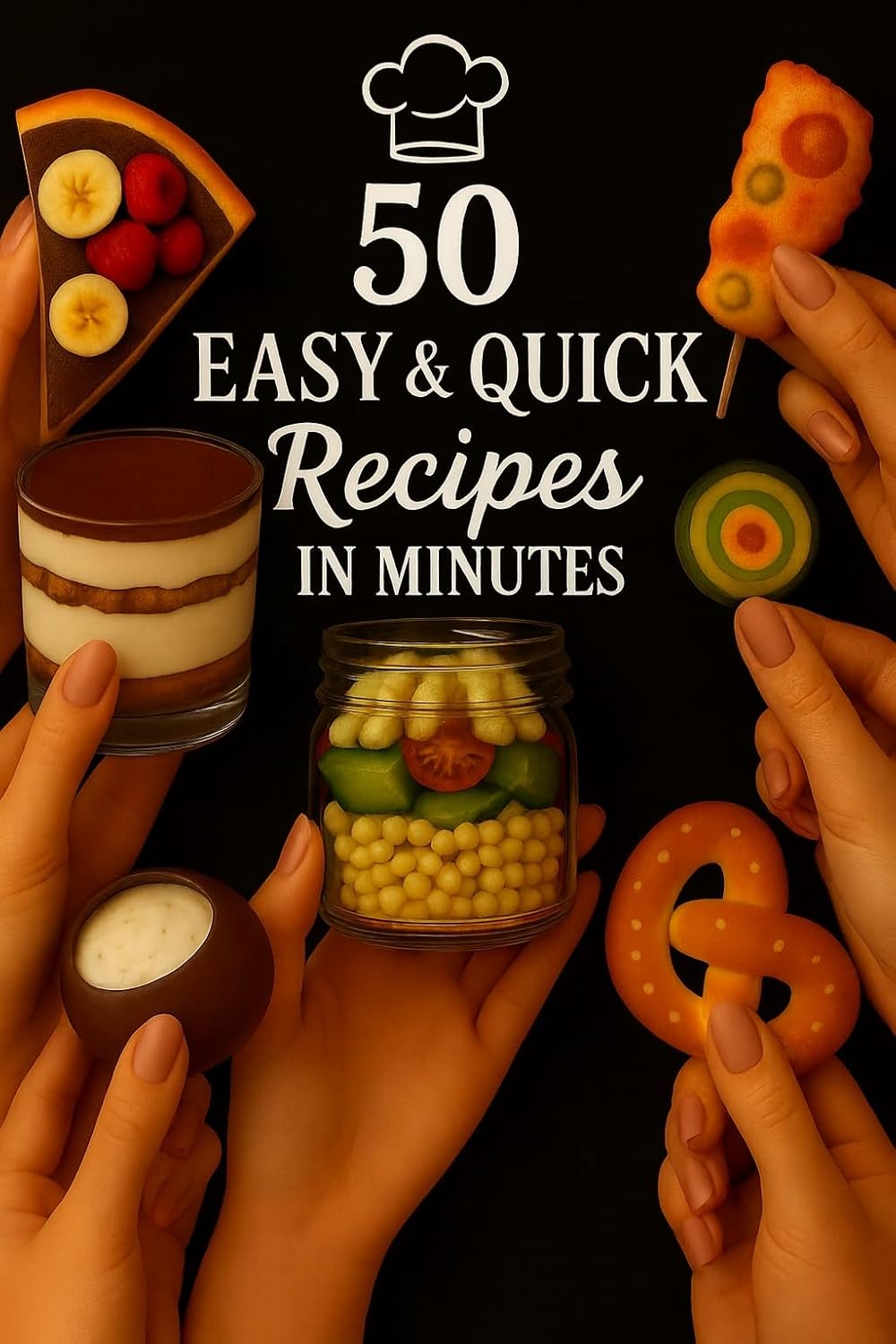 Amazon.com: 50 Easy & Quick Recipes In Minutes: 50 Fast & Easy Recipes ...