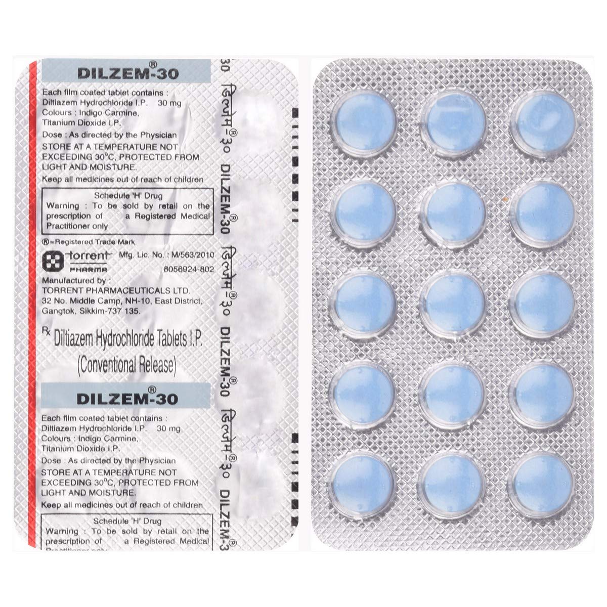 Dilzem 30 - Strip of 15 Tablets : Amazon.in: Health & Personal Care